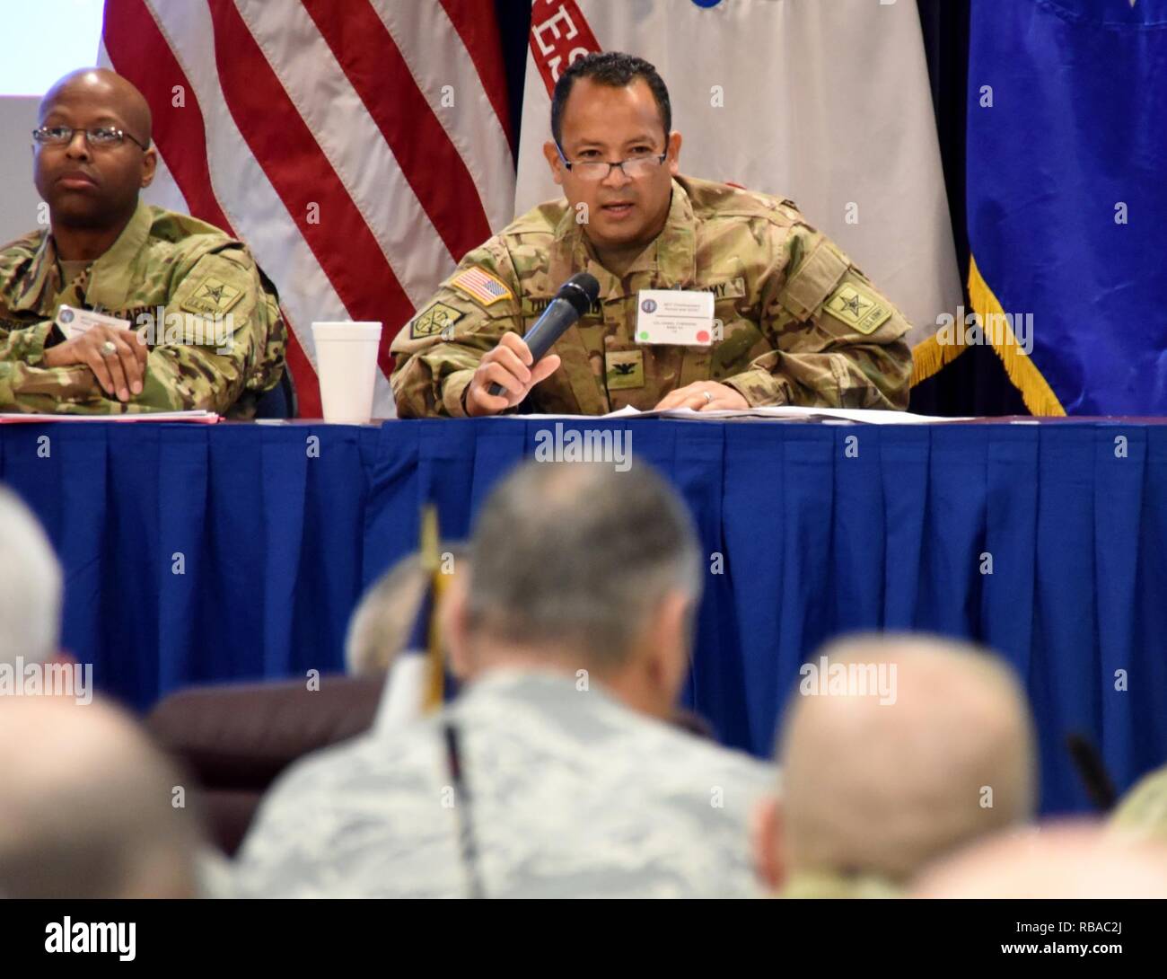 Col. Daniel Townsend, Chief of G-4 installations for the National Guard ...