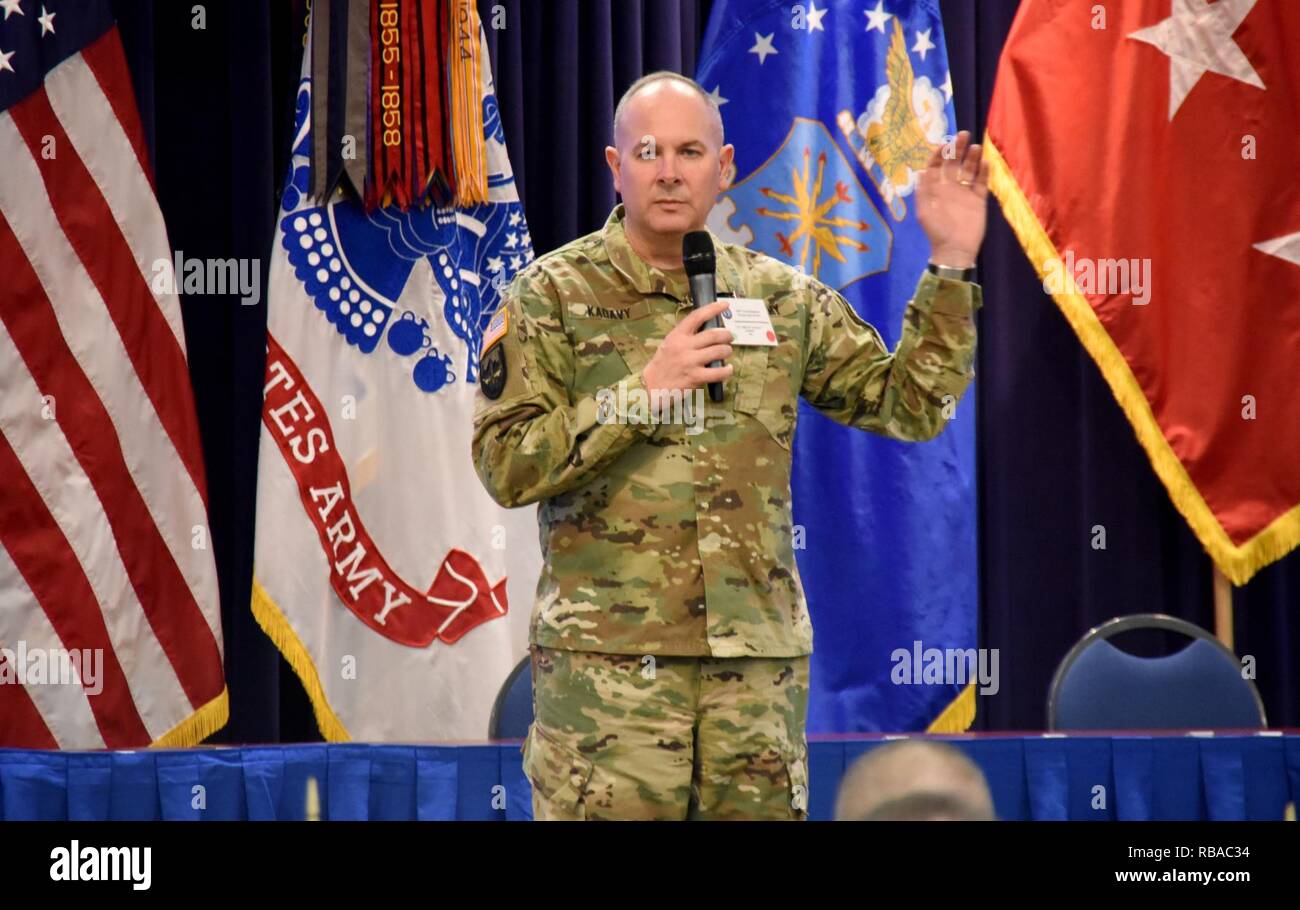 Lt. Gen. Timothy J. Kadavy, Director of the Army National Guard, speaks ...