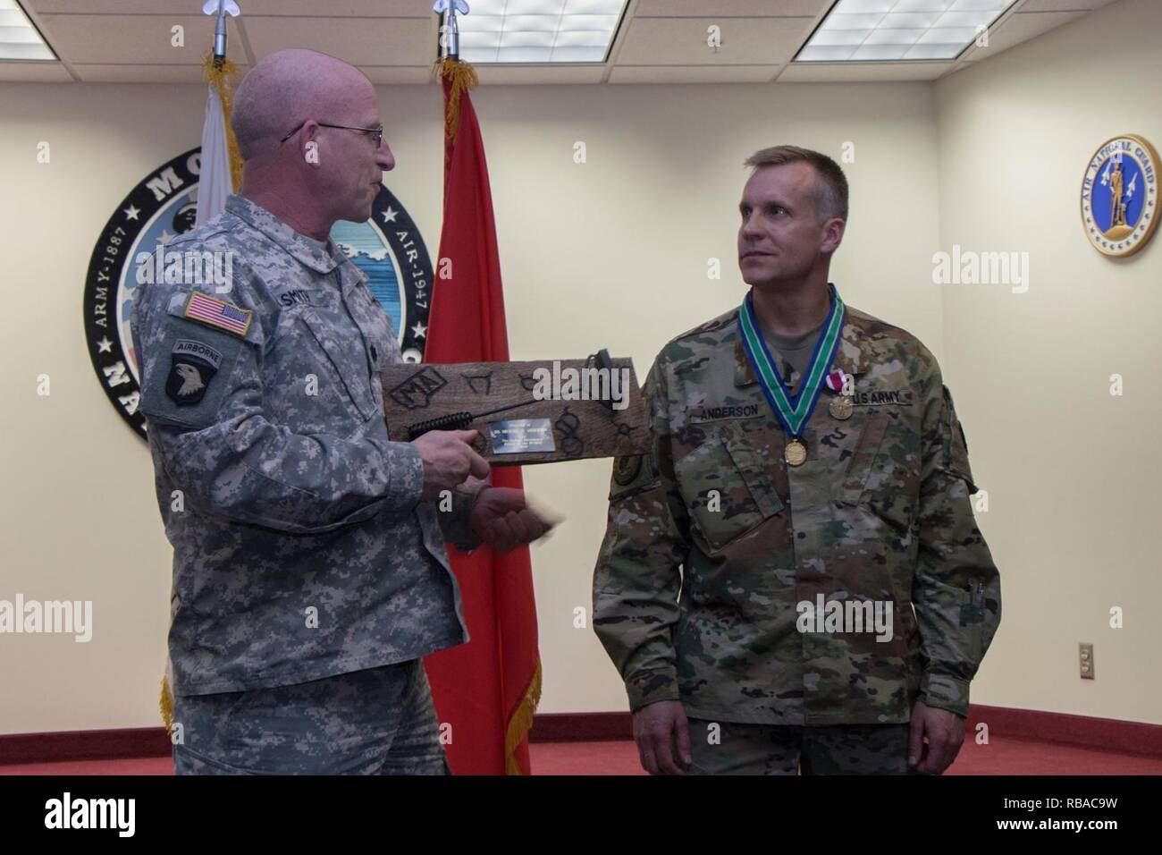 A retirement ceremony was held for 1st Sgt. Michael Anderson on Jan. 7 ...