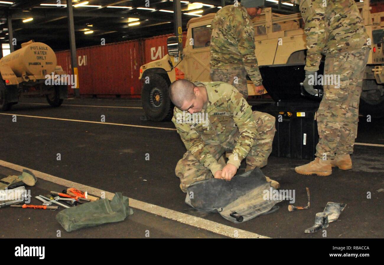 BREMERHAVEN, Germany –Spc. Kyle Smith, an infantryman assigned to 1st ...