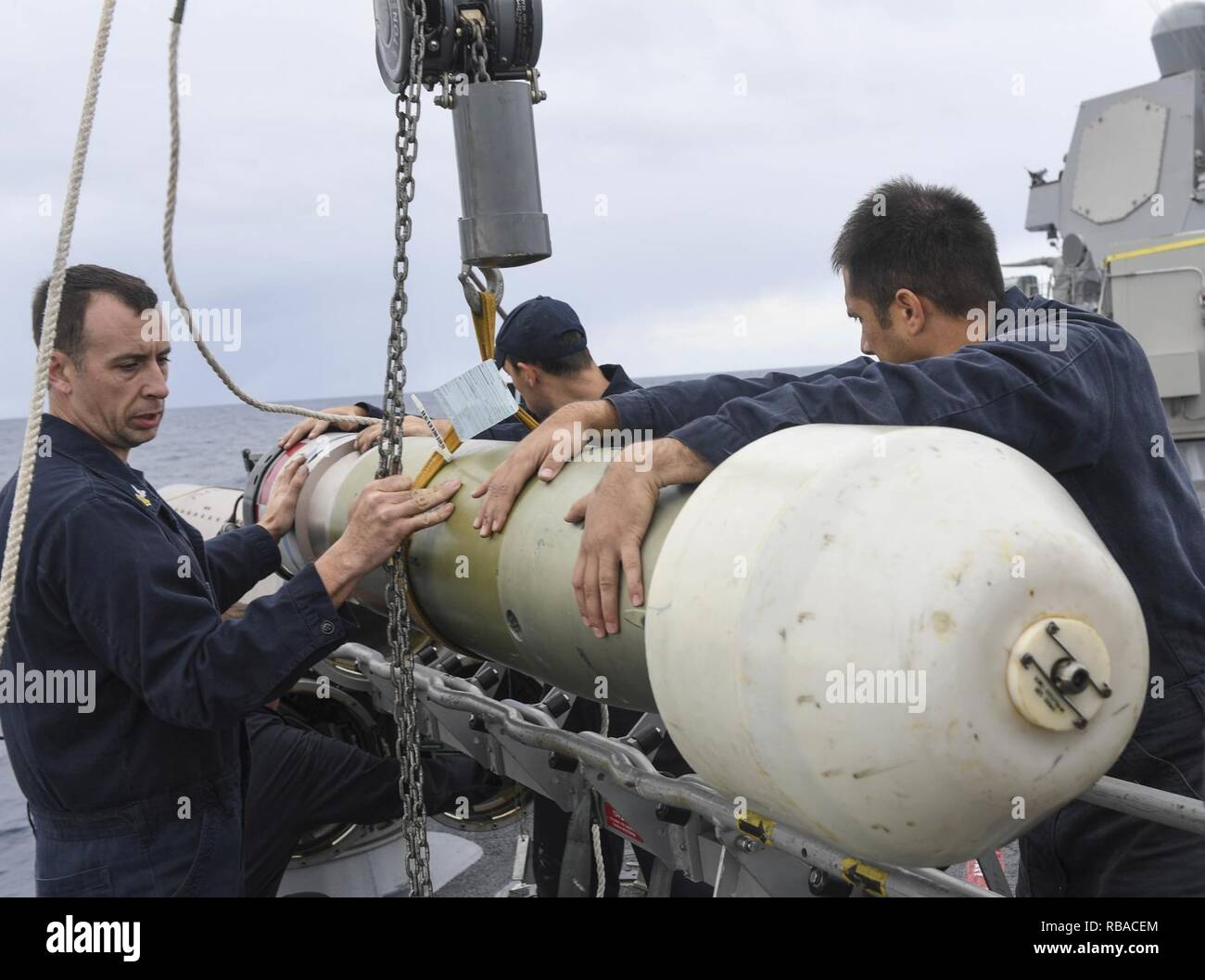 Mk 32 surface vessel torpedo tube hi-res stock photography and images ...