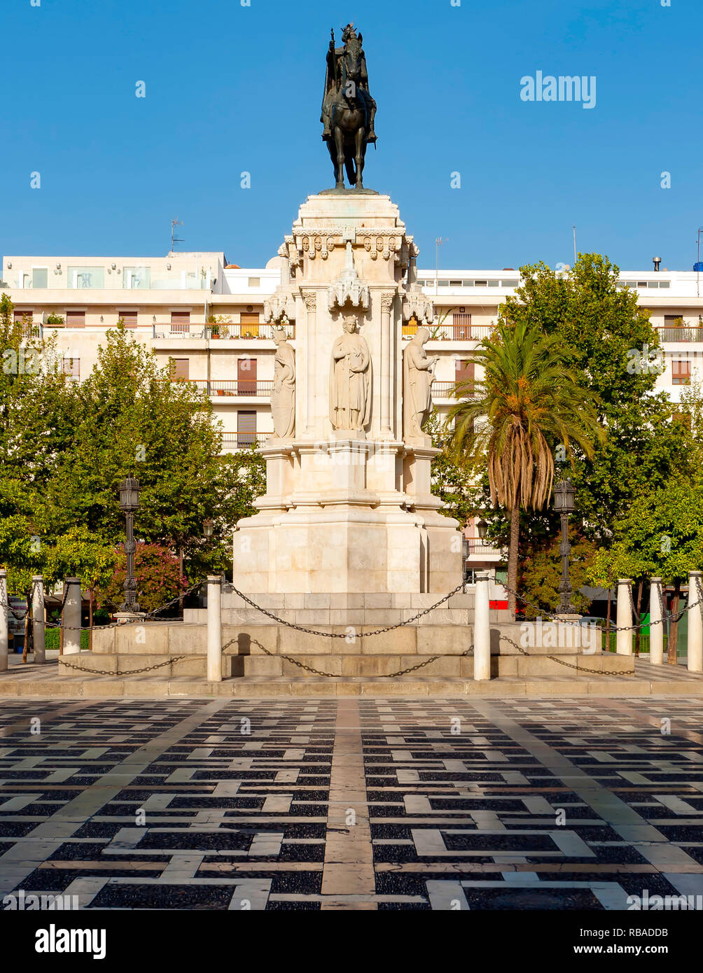 New Square (Plaza Nueva) and monument of Fernando III The Saint ...