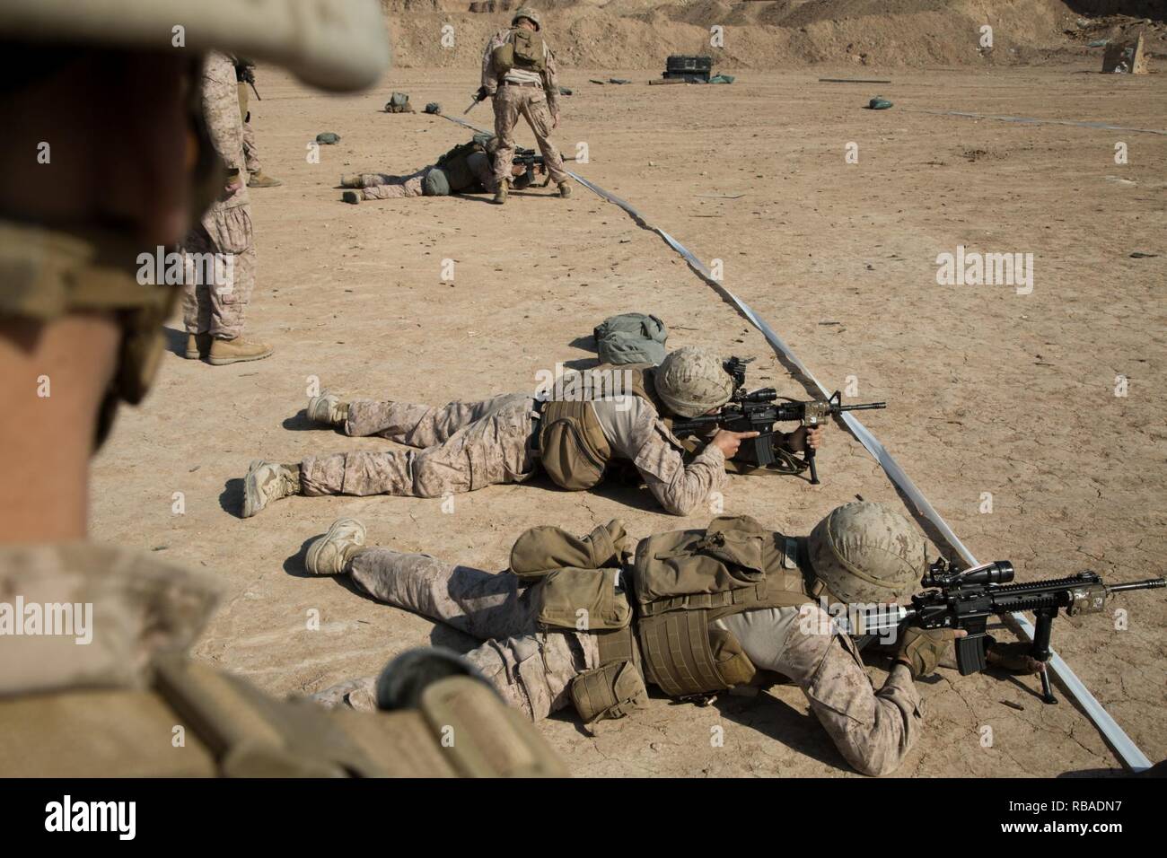 U.S. Marine Corps infantrymen assigned to Lima Company, 3rd Battalion ...
