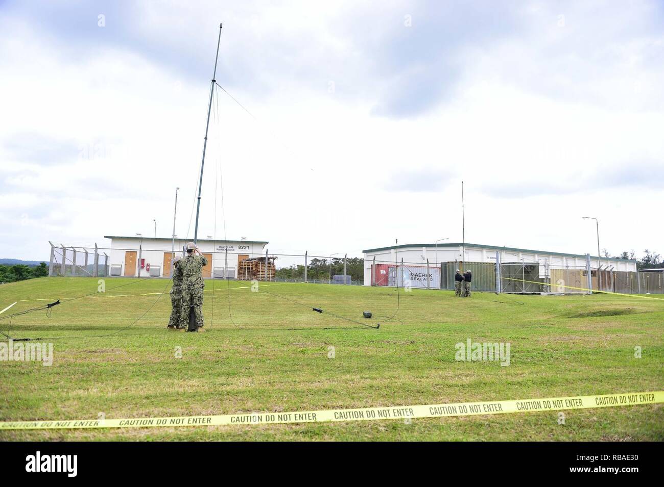 OKINAWA, Japan (Dec. 17, 2018) Sailors assigned to Naval Mobile ...