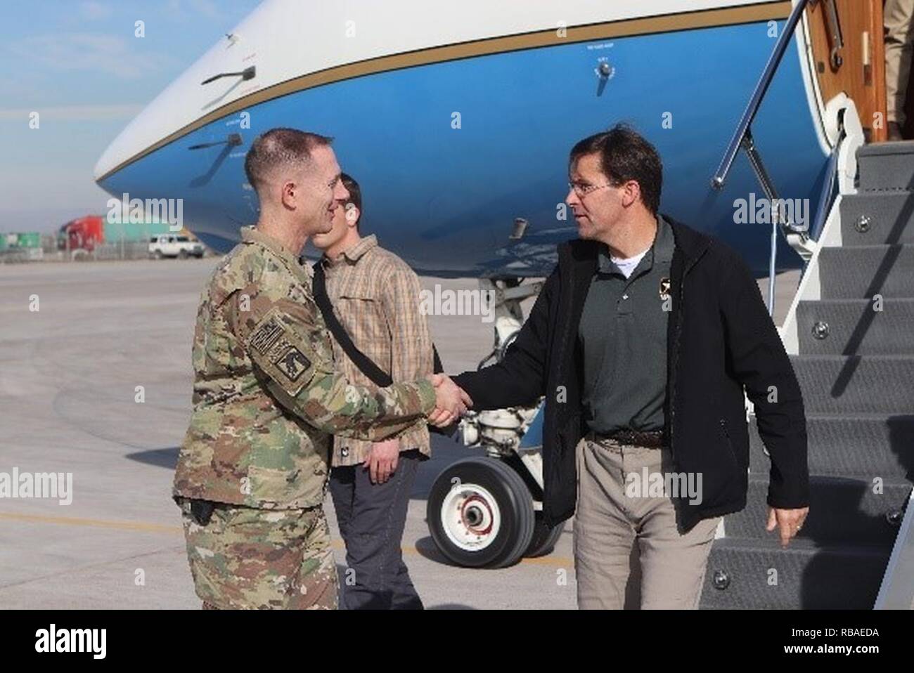 U.S. Army Col. Eric Van Den Bosch, director, Combined Joint Task Force ...