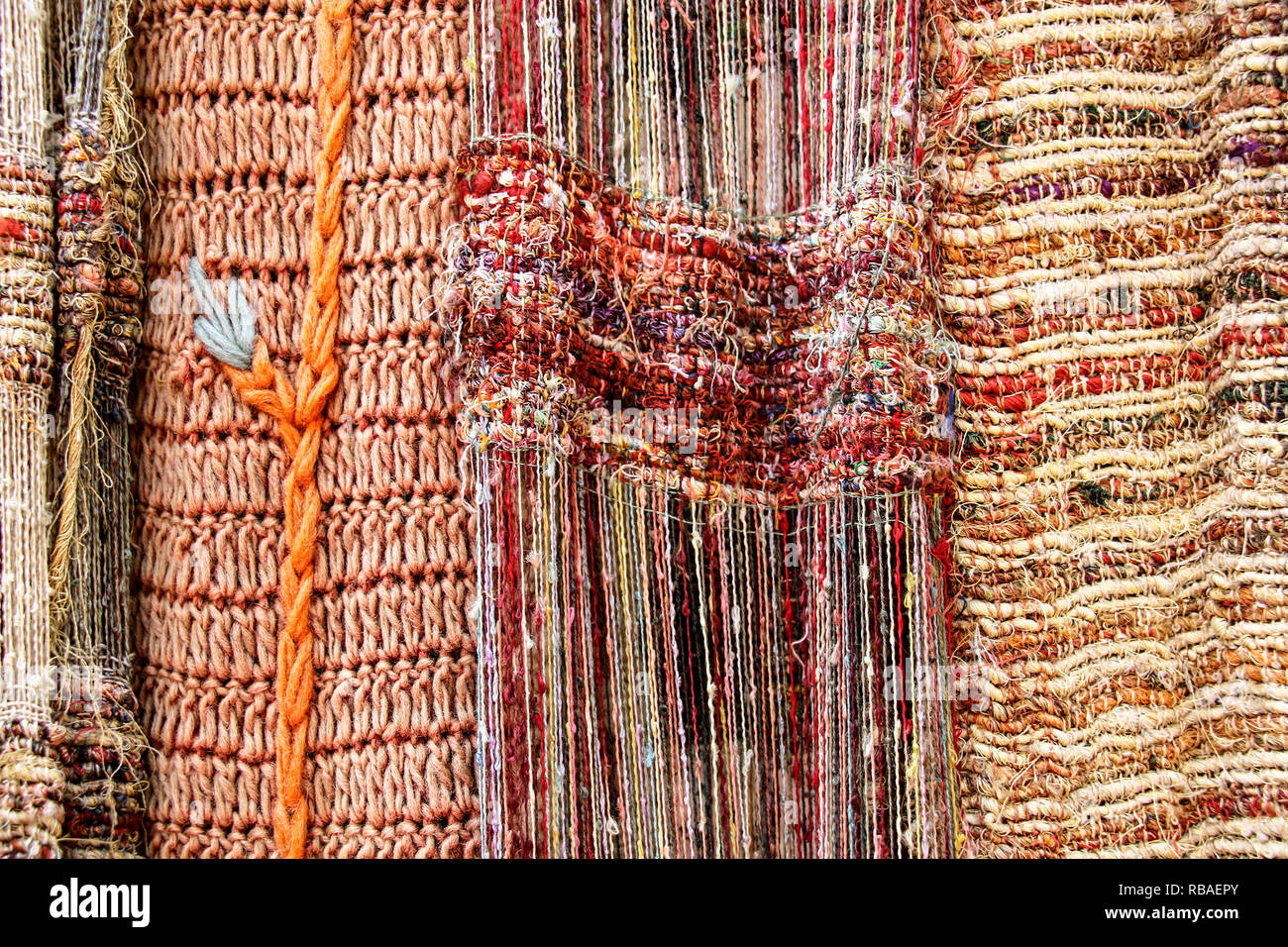 Rainbow crochet shawl hi-res stock photography and images - Alamy