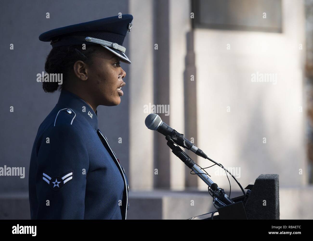 Airman 1st Class MeLan Smartt, U.S. Air Force Band of Flight vocalist ...