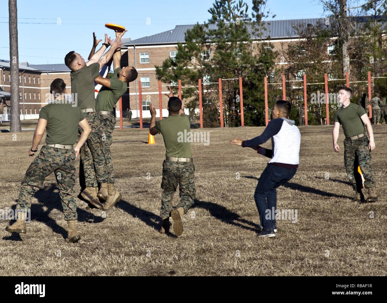 U.S. Marines attending Marine Corps Combat Service Support Schools ...
