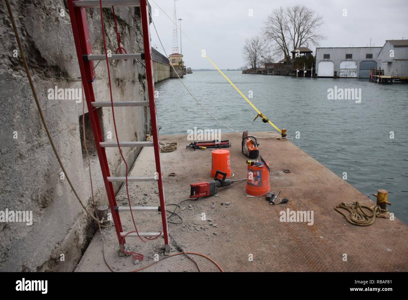 USACE Black Rock Lock employees, the Buffalo District Dive Team and ...