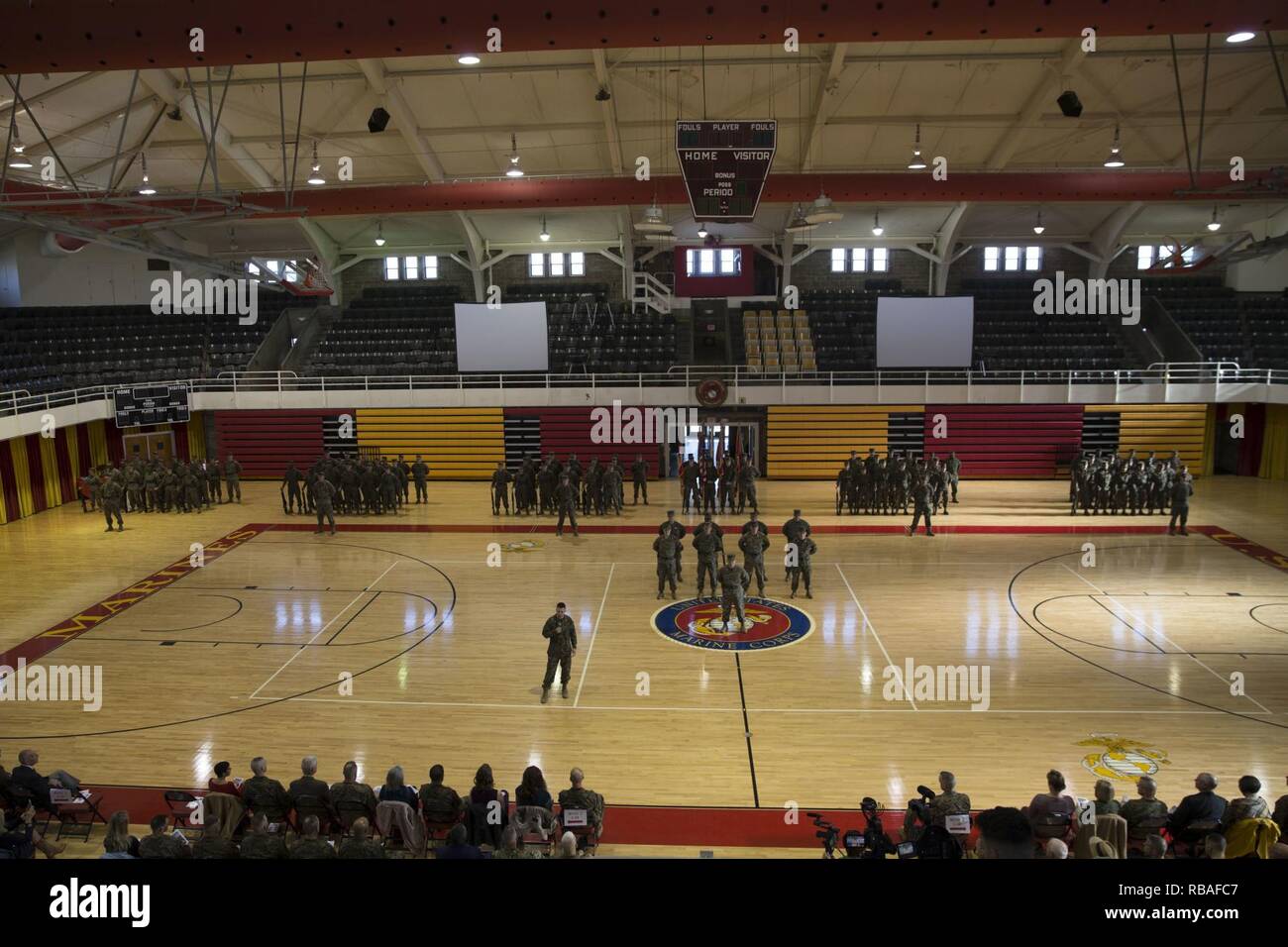 U.S. Marine Corps Brig. Gen. Benjamin T. Watson, on-coming commanding ...