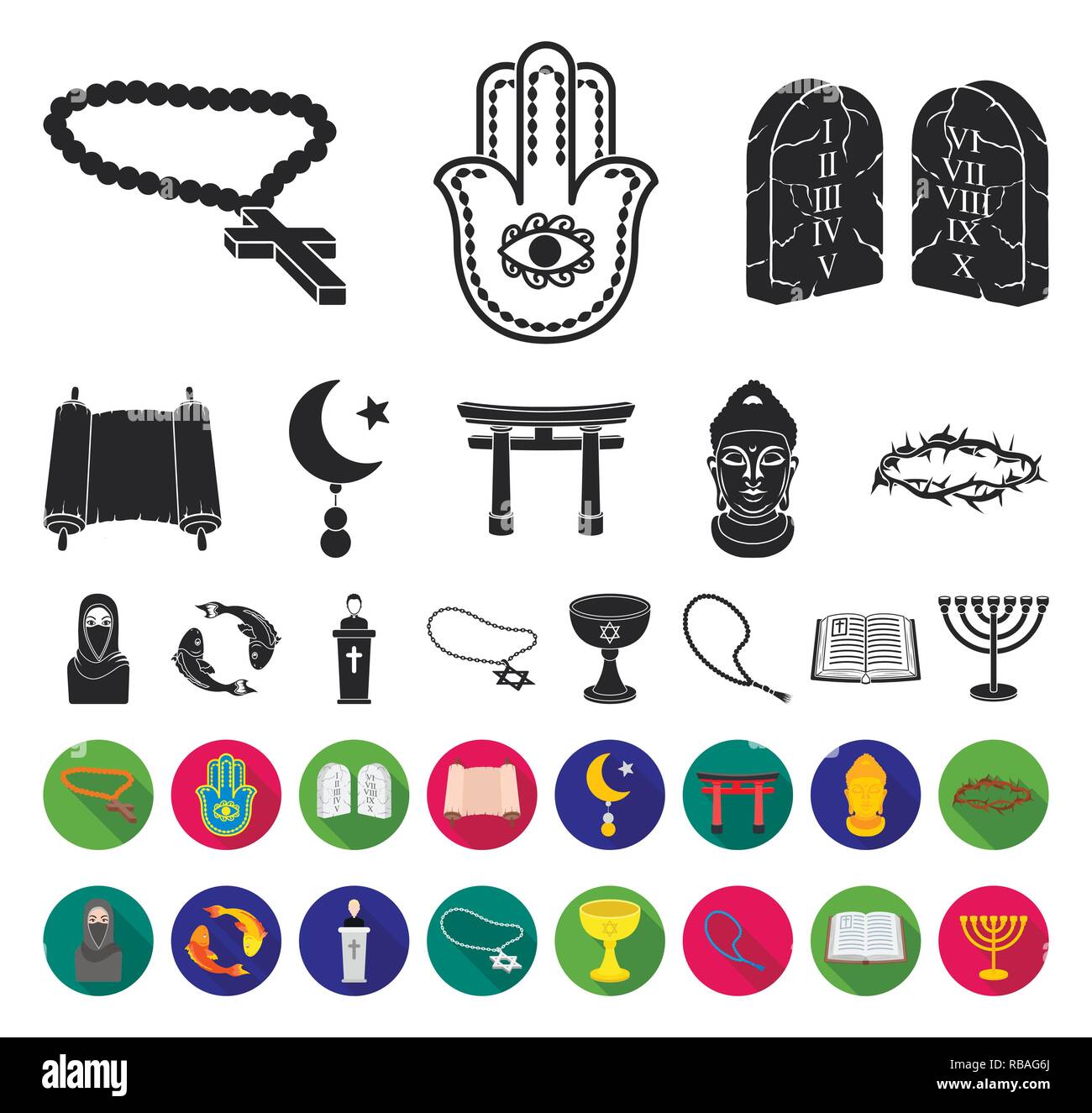 The Ten Commandments Art High Resolution Stock Photography and Images ...