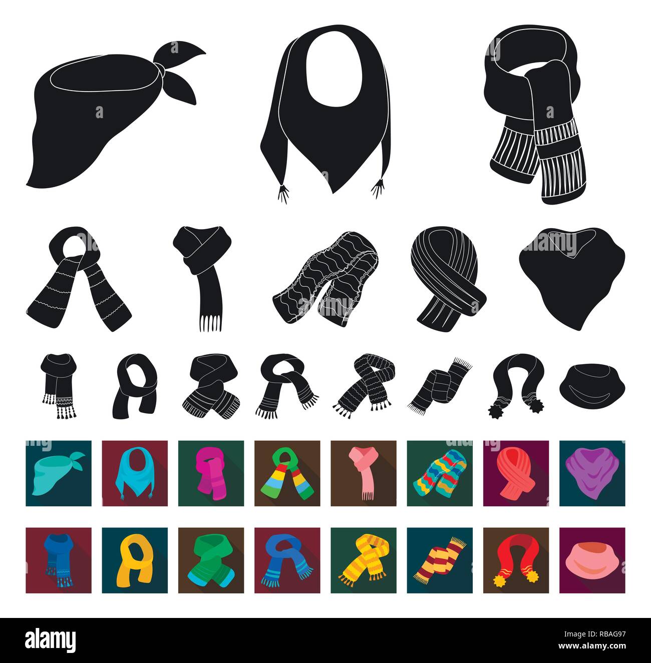 ball,black,flat,child,cold,collection,female,fringe,icon,illustration ...