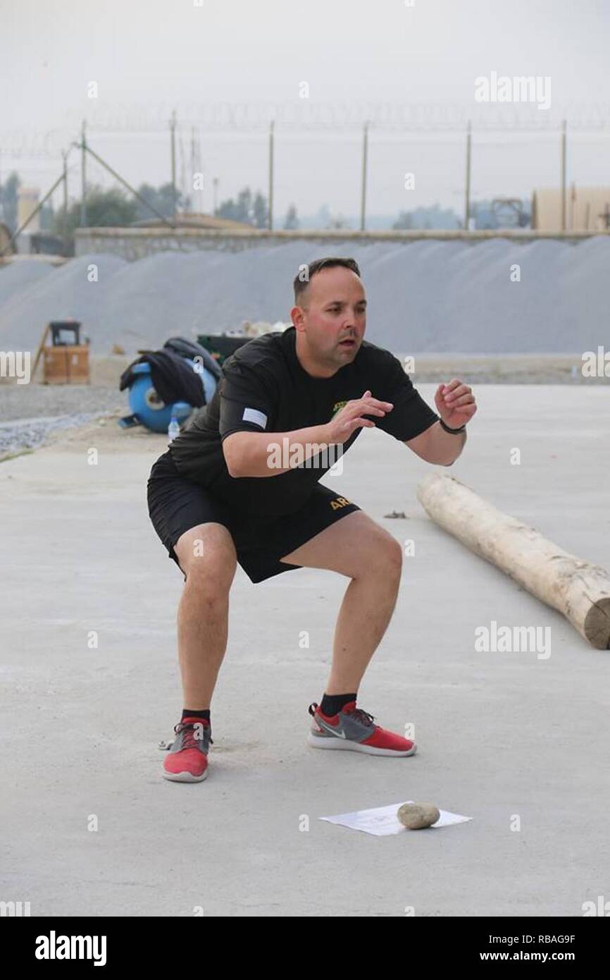 Afghanistan (December 18, 2018) Lt. Col. Jason Atkinson and Command Sgt ...