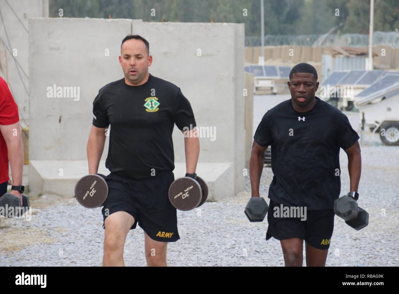 Afghanistan (December 18, 2018) Lt. Col. Jason Atkinson and Command Sgt ...