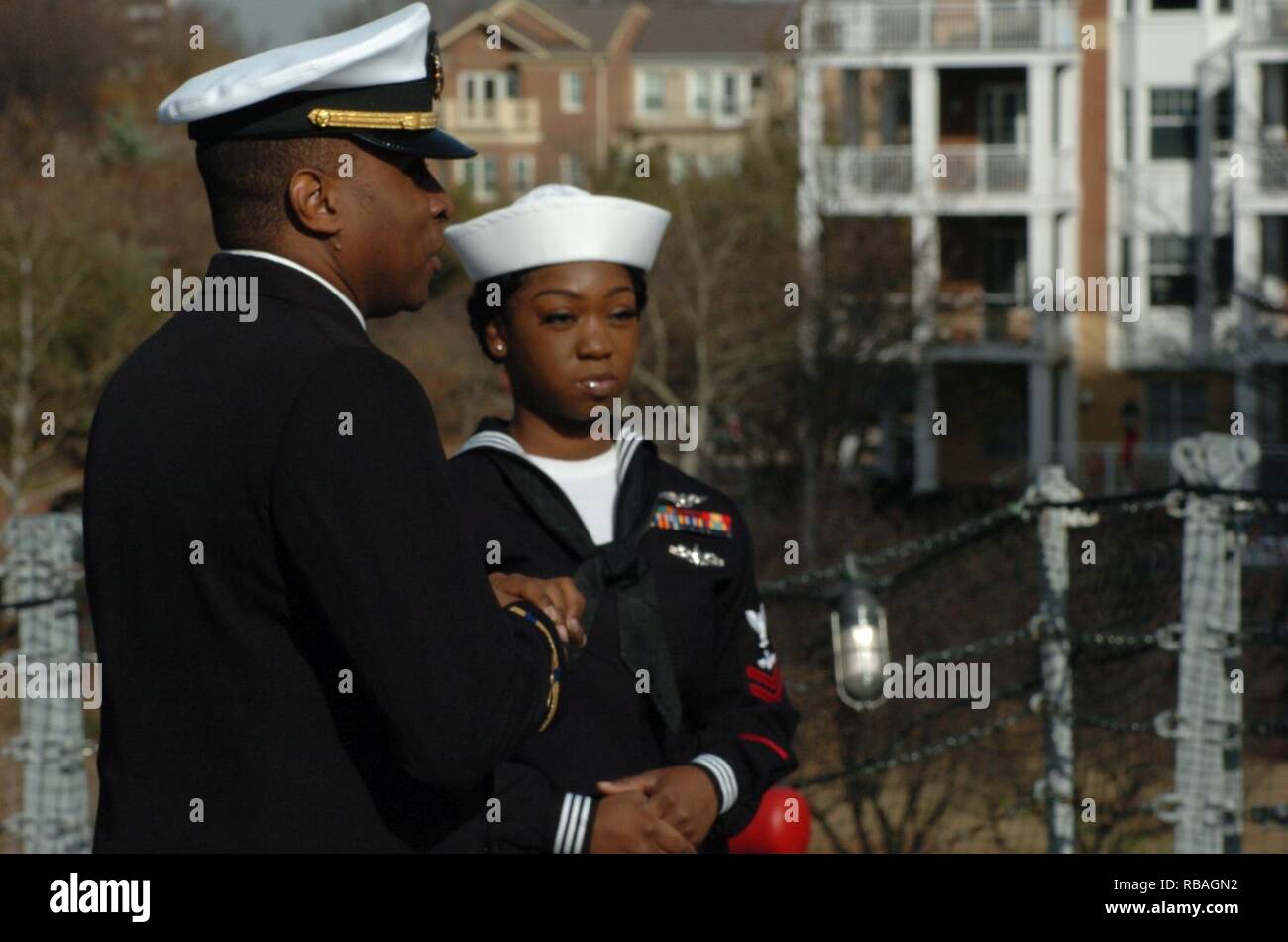 AO2(AW/SW/IW) Jessica Hawkins, assigned to the USS George H.W. Bush ...