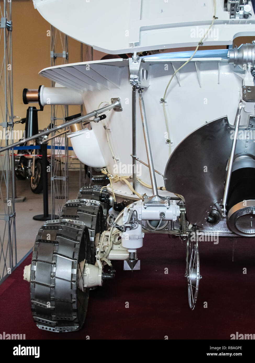 Museum of retro cars, St Petersburg, Russia - December 19, 2018 ...