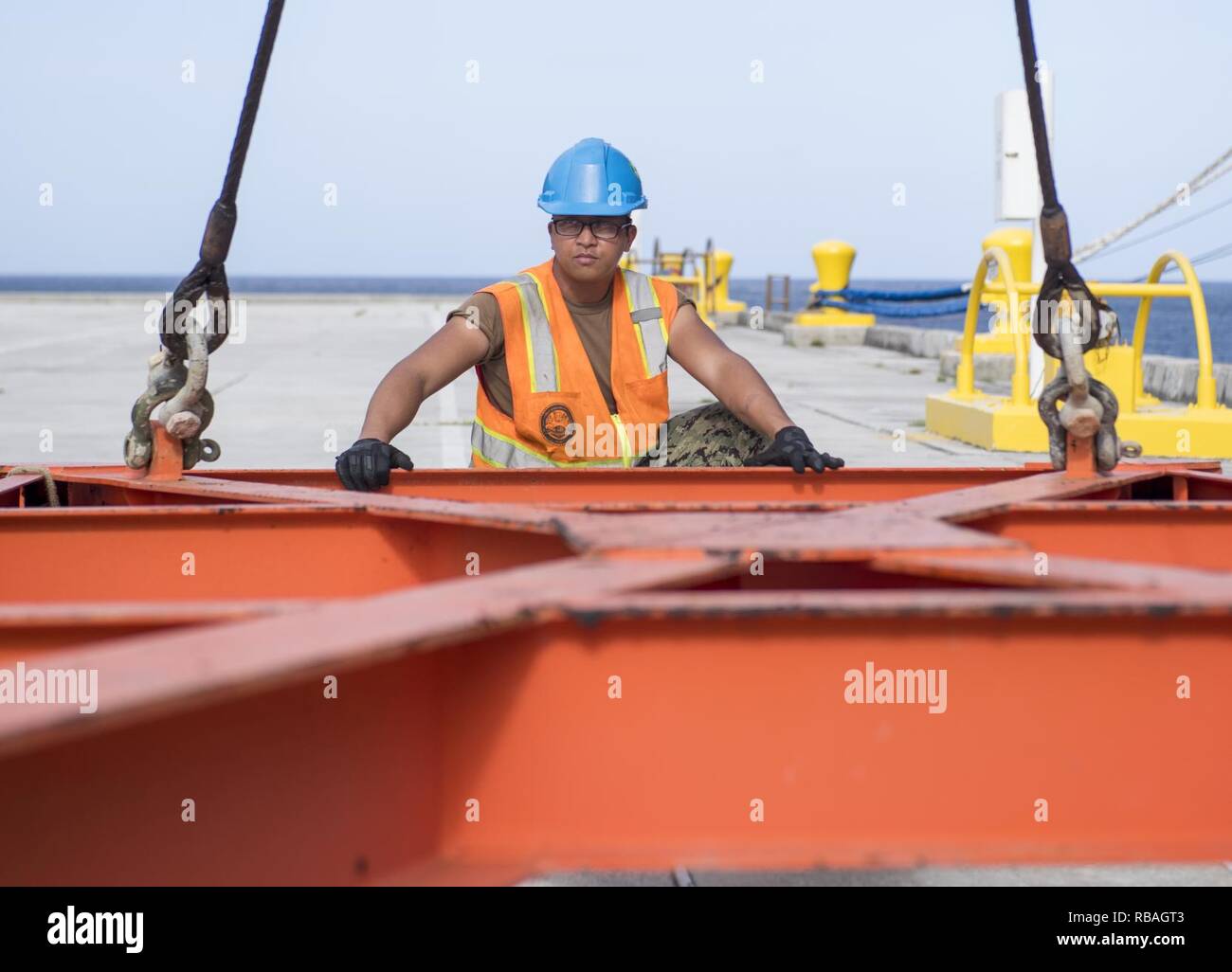 SANTA RITA, Guam (Dec. 19, 2018) Seaman Leo Sangalang, from Monterey ...