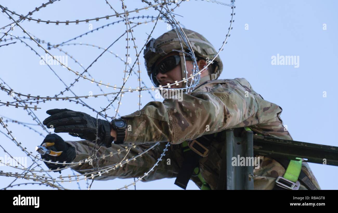 A Soldier with the 515th Sapper Company, 5th Engineer Battalion, 36th ...