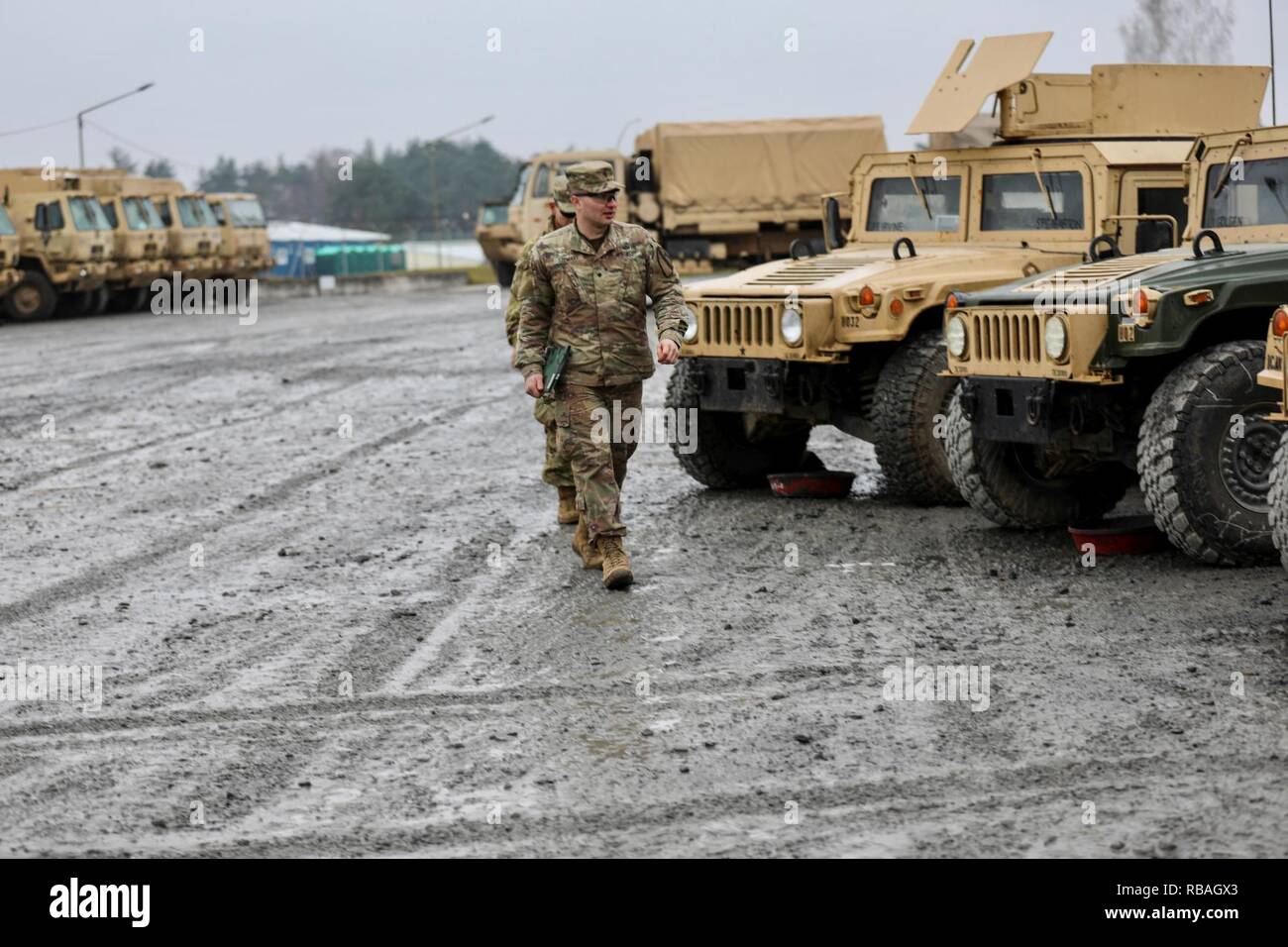 A U.S. Army Soldier assigned to the 91st Brigade Engineer Battalion ...