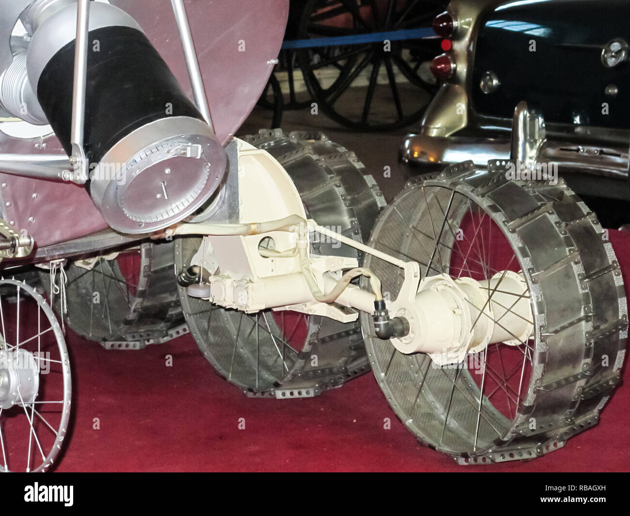 Museum of retro cars, St Petersburg, Russia - December 19, 2018 ...