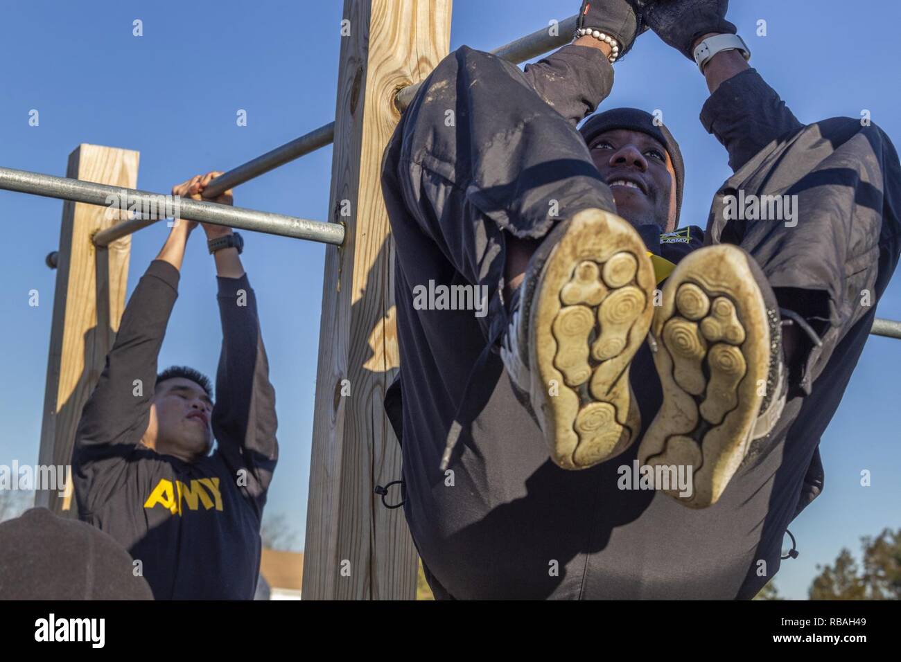 U.S. Army Sgt. Etlloyd Celony, front, 143rd Transportation Company, and ...
