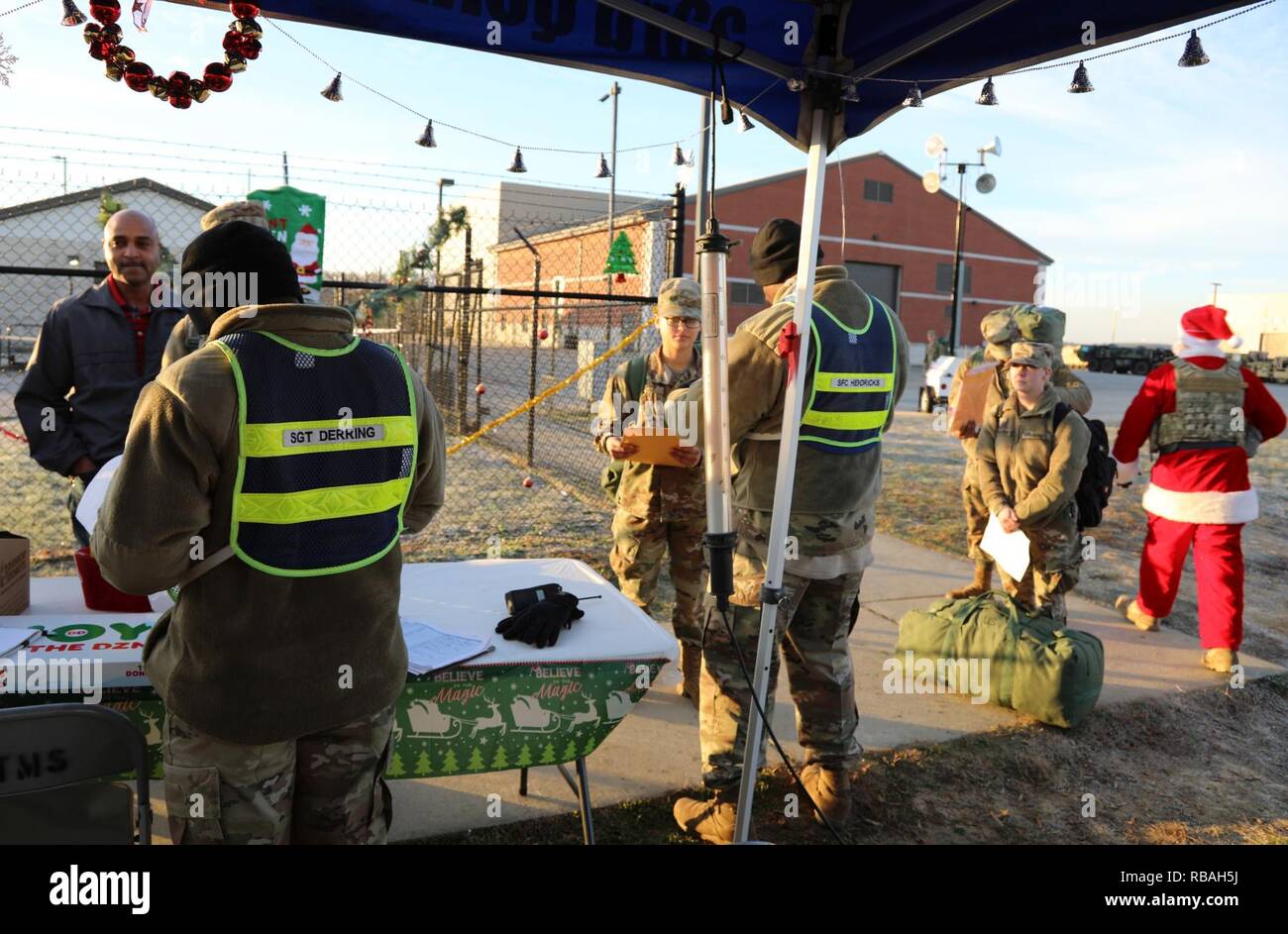 Sgt. Chaz Deering (left) and Sgt. 1st Class John Hendricks, both with ...