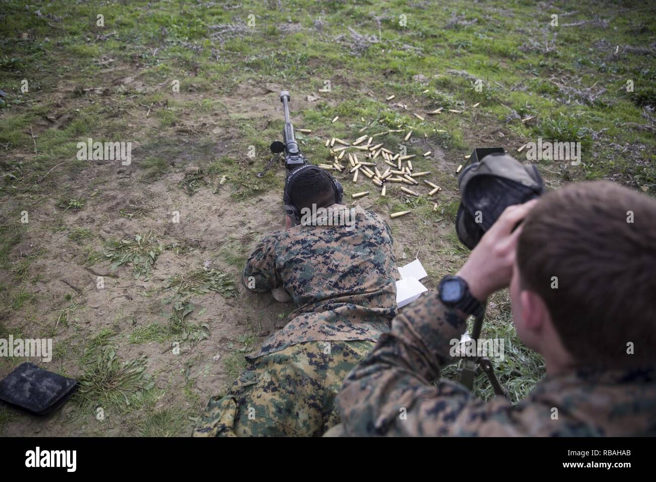 A U.S. Marine with Special Purpose Marine Air-Ground Task Force-Crisis ...
