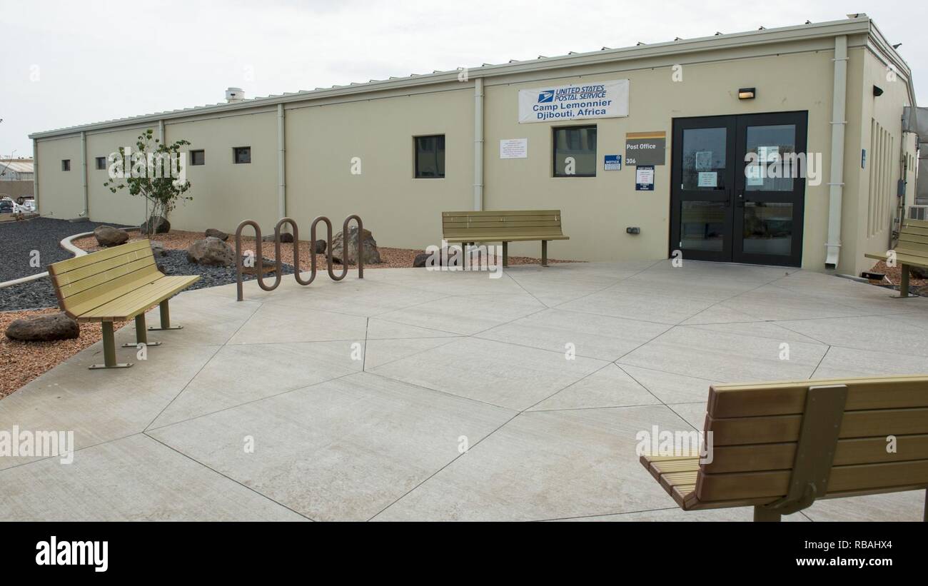 CAMP LEMONNIER, Djibouti - The Camp Lemonnier Post Office is the only U ...