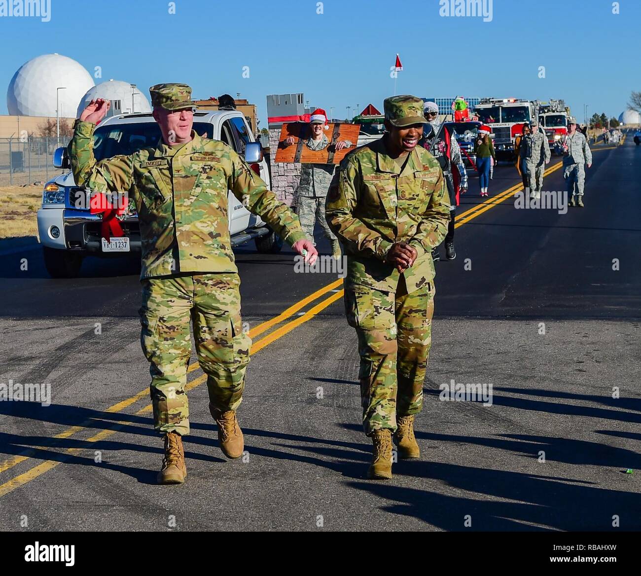 Col. Troy Endicott, 460th Space Wing commander, and Chief Master Sgt ...