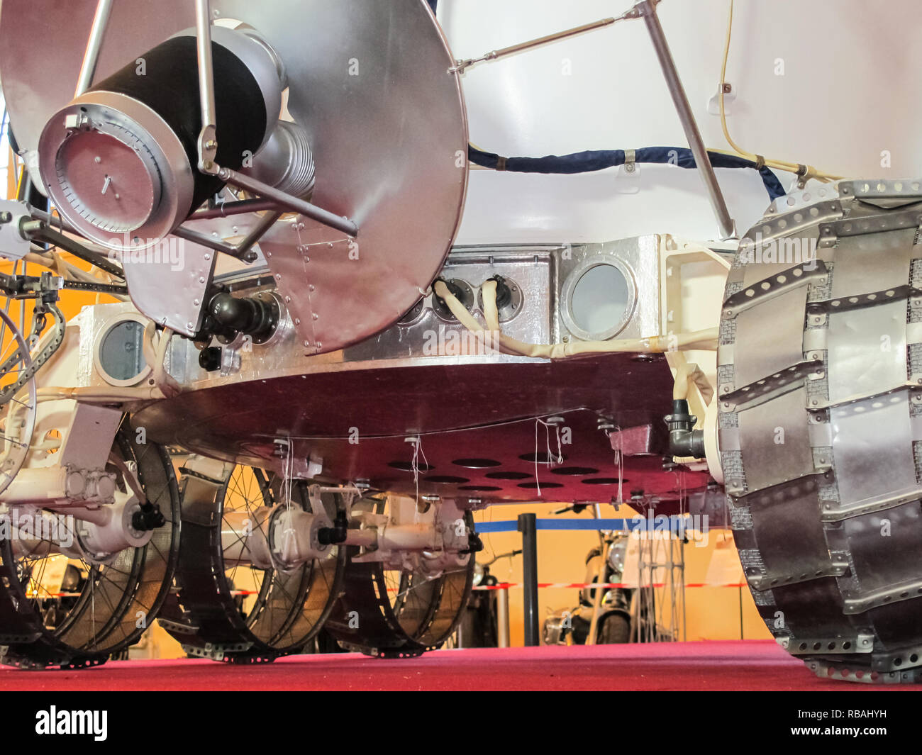 Museum of retro cars, St Petersburg, Russia - December 19, 2018 ...