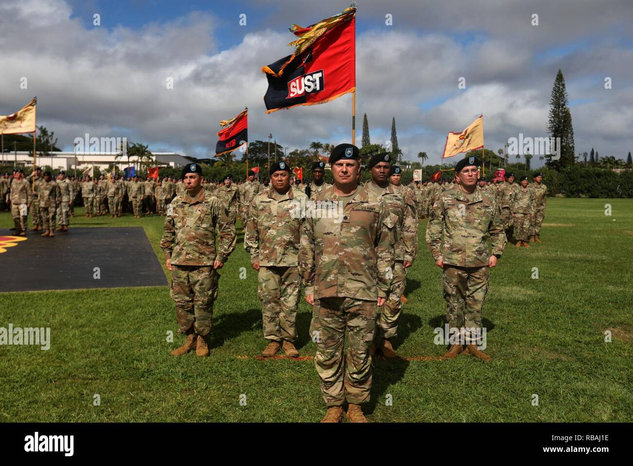 Sustainment Brigade Soldiers of the 25th Infantry Division during the ...