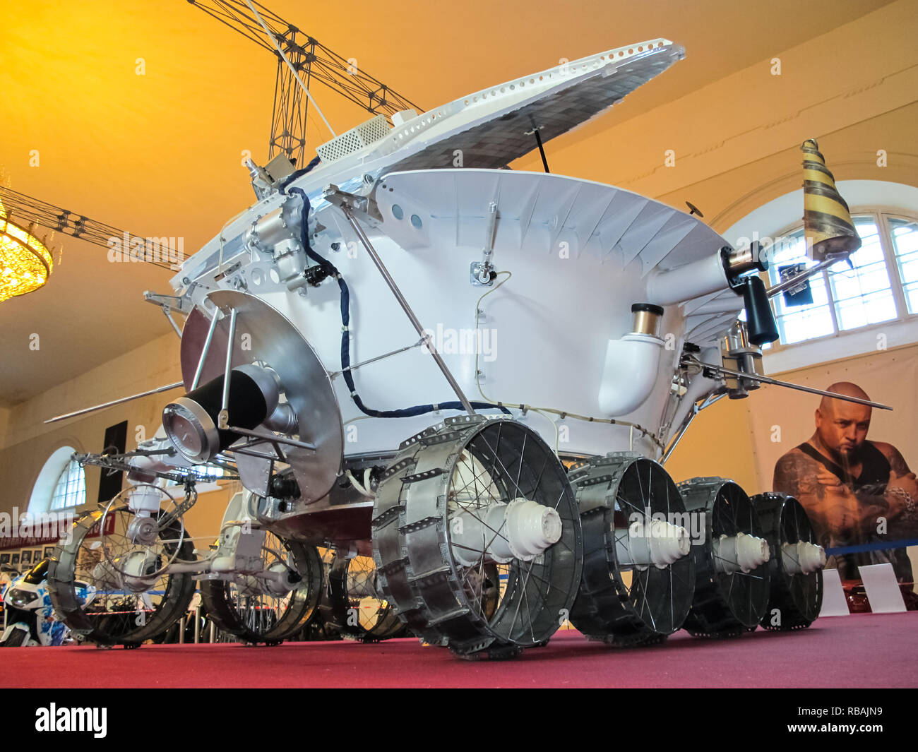 Museum of retro cars, St Petersburg, Russia - December 19, 2018 ...