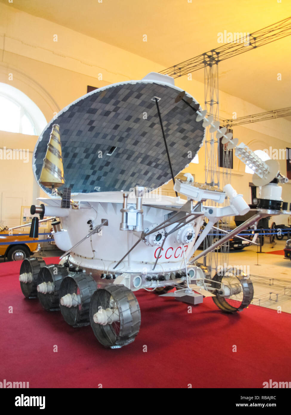 Museum of retro cars, St Petersburg, Russia - December 19, 2018 ...