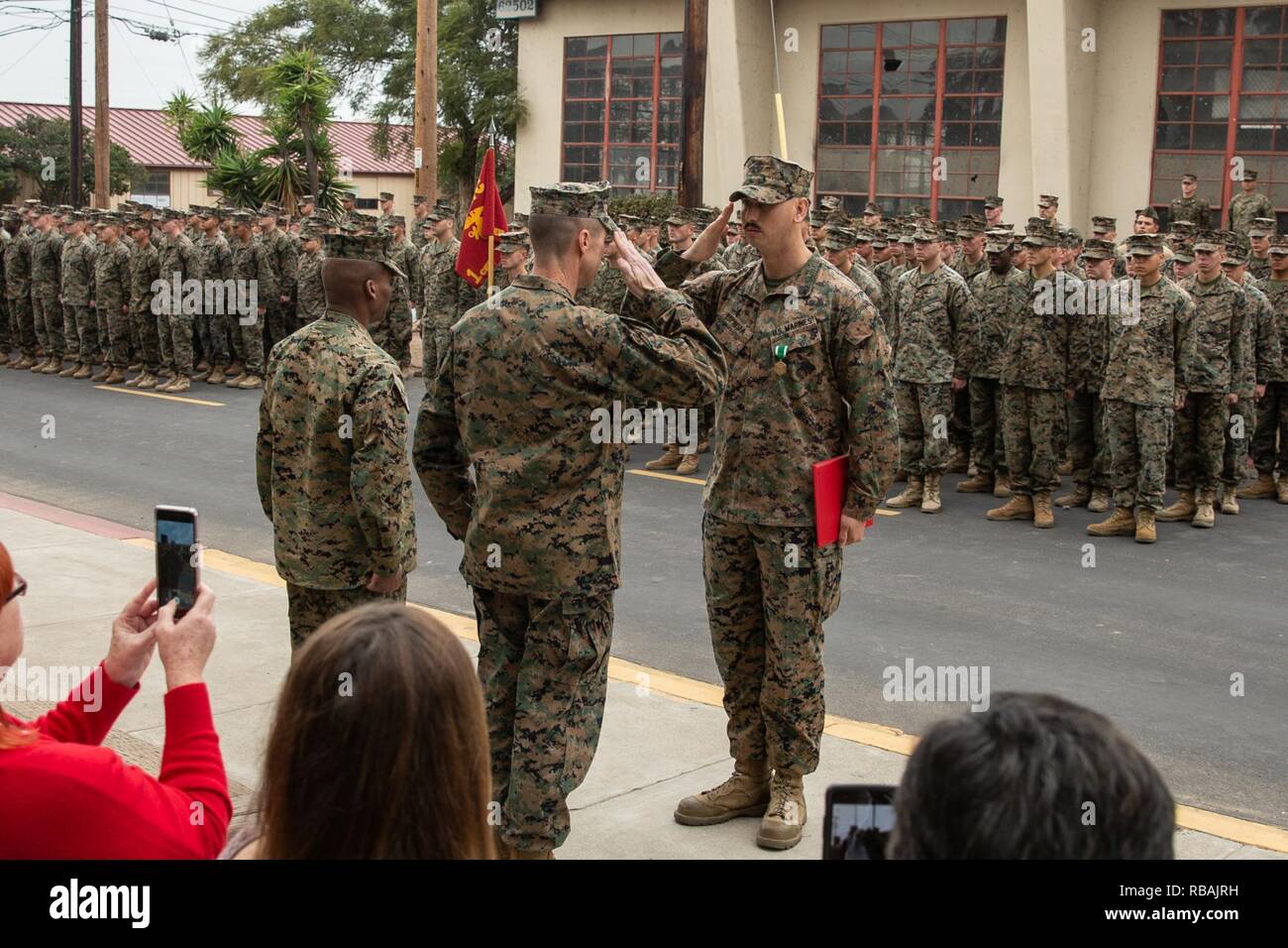 U.S. Marine Corps Sgt. Devon G. Espinoza, an inventory control operator ...