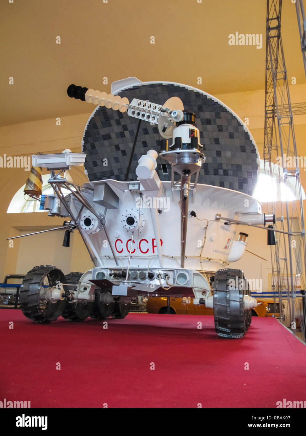 Museum of retro cars, St Petersburg, Russia - December 19, 2018 ...