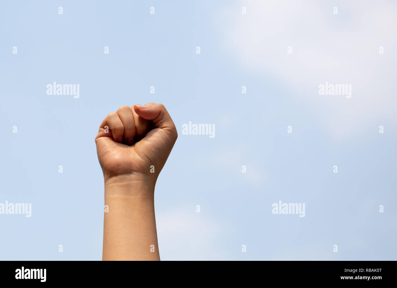 Anger Woman Fist High Resolution Stock Photography and Images - Alamy