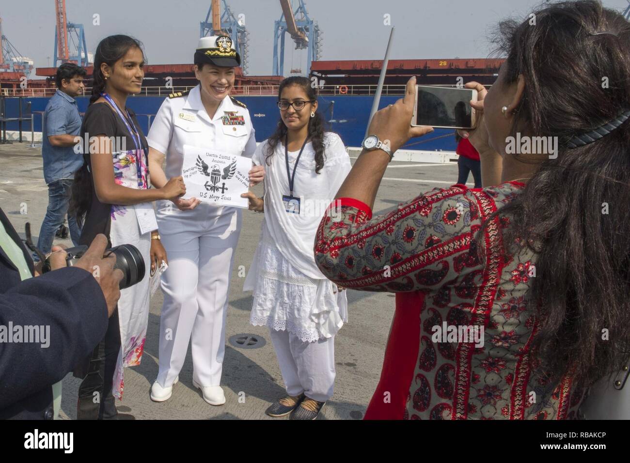 VISAKHAPATNAM, INDIA (Dec. 23, 2018) Executive Officer of the San ...
