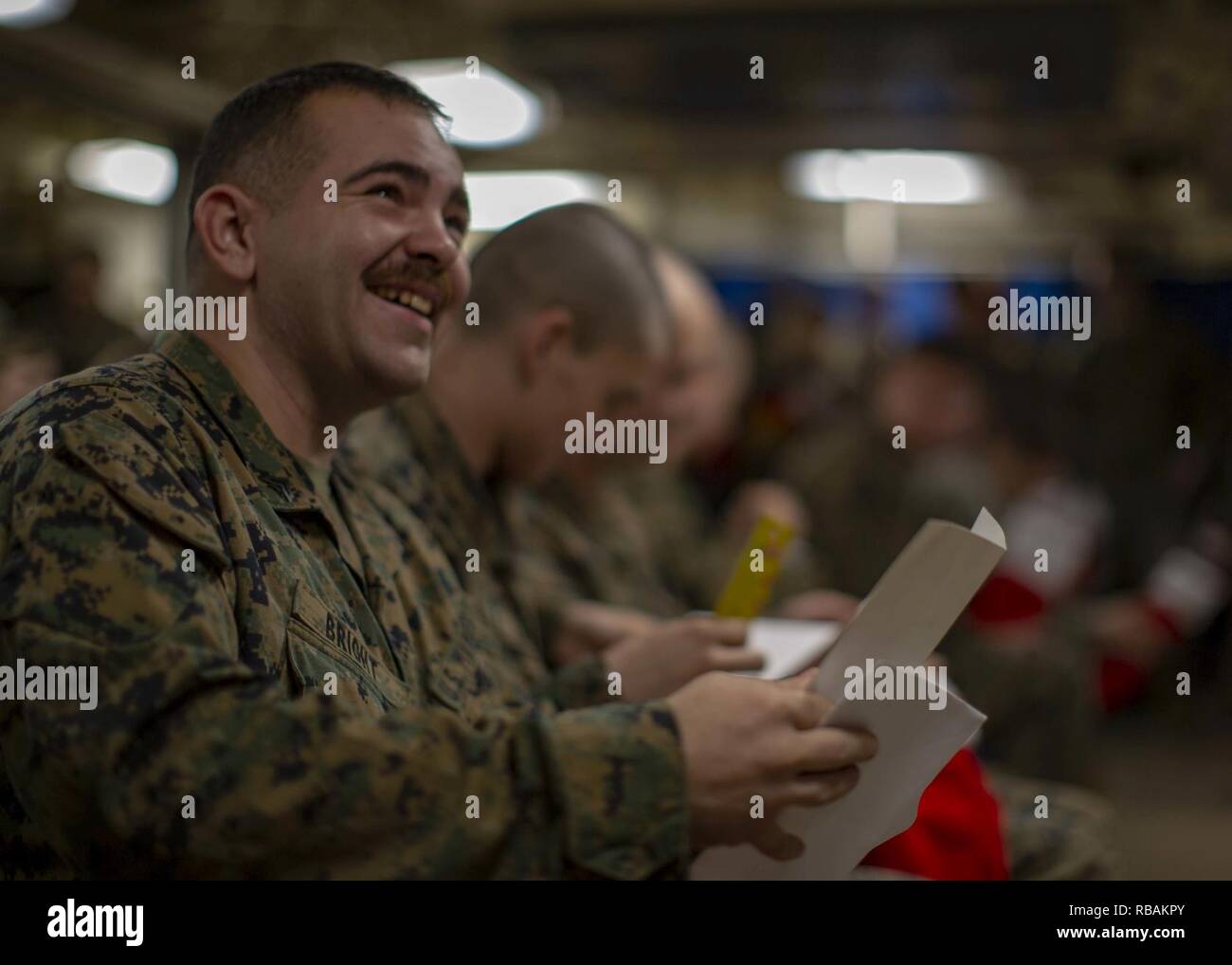 A Marine with Combat Logistics Battalion (CLB) 22, 22nd Marine ...