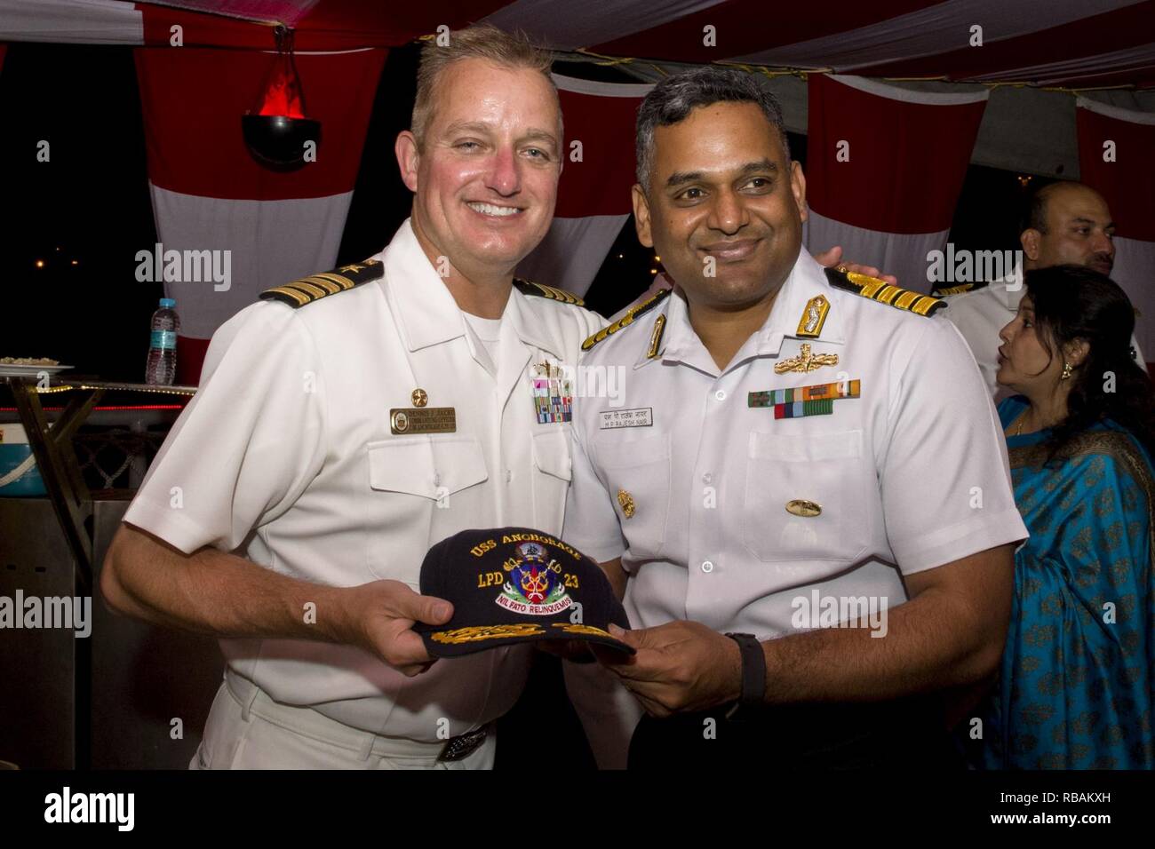 VISAKHAPATNAM, INDIA (Dec. 24, 2018) U.S. Navy Capt. Dennis Jacko ...