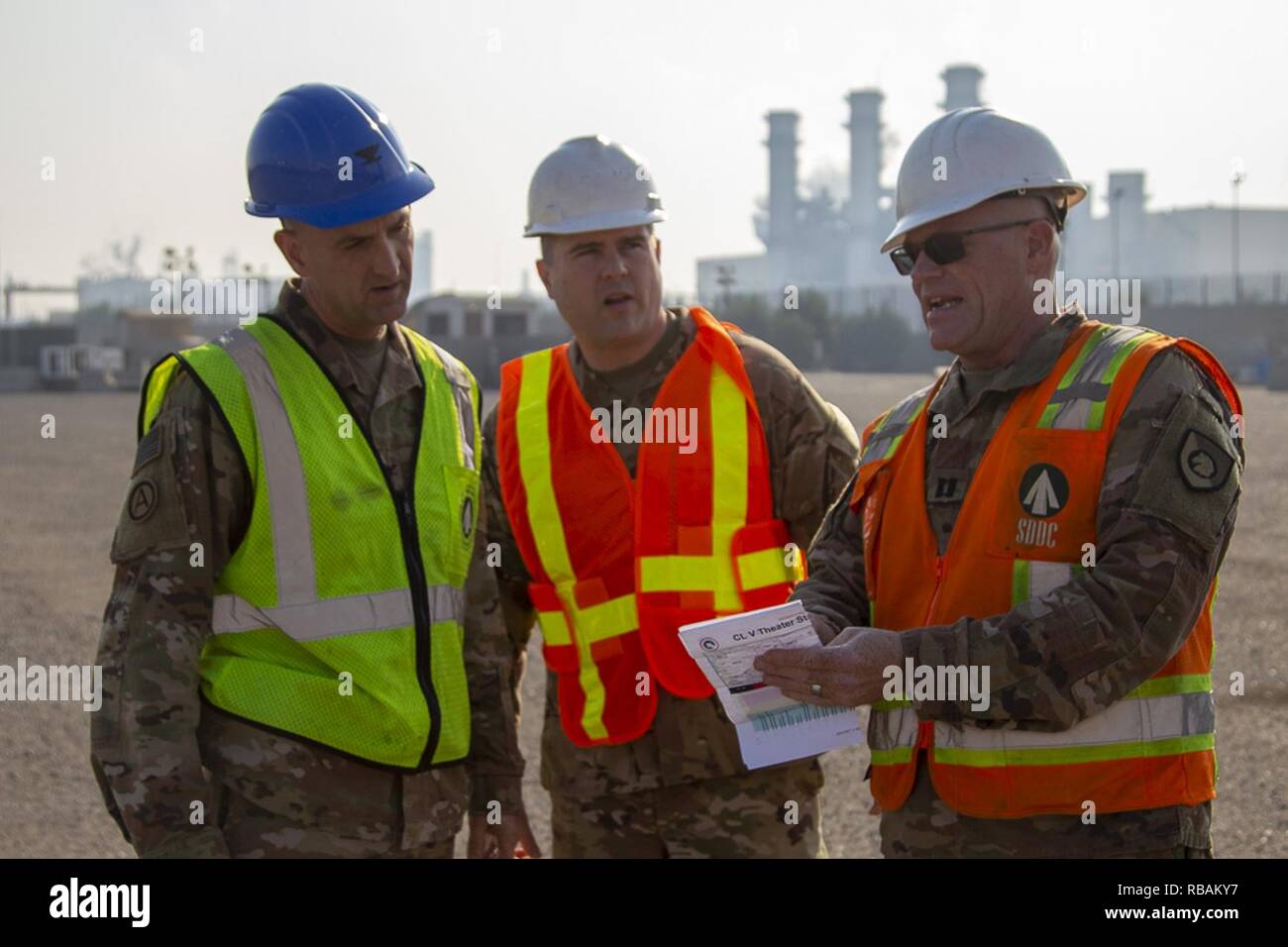 Capt. Aaron Knott, 300th Sustainment Brigade ammunition officer in ...