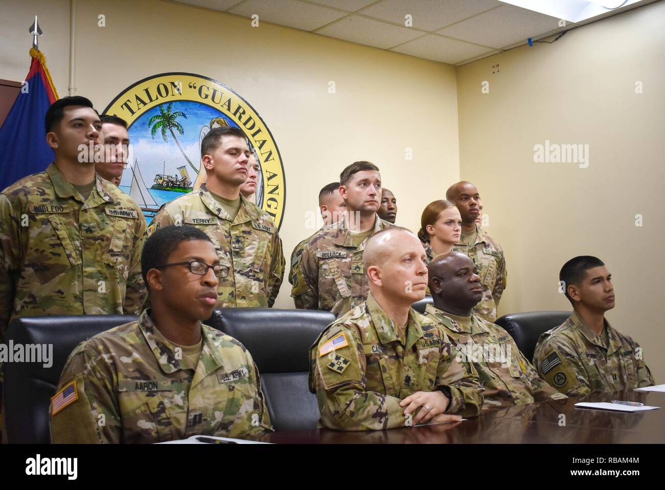 Soldiers from Task Force Talon, 94th Army Air and Missile Defense ...