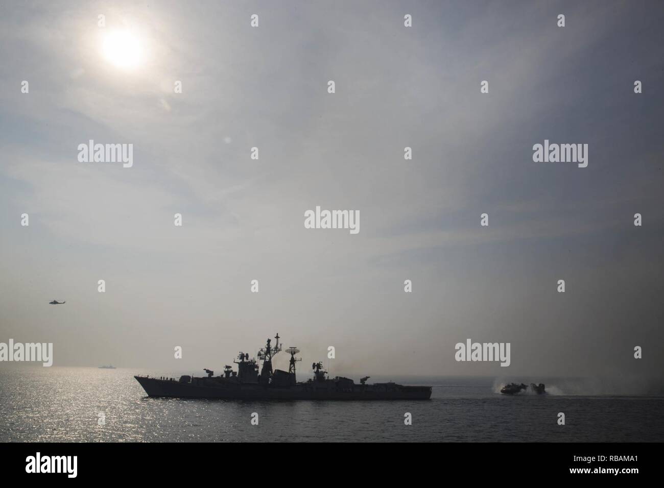 The San Antonio-class amphibious transport dock USS Anchorage (LPD 23 ...