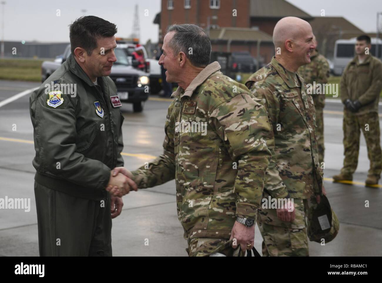 U.S. Air Force Col. Christopher Amrhein, 100th Air Refueling Wing ...
