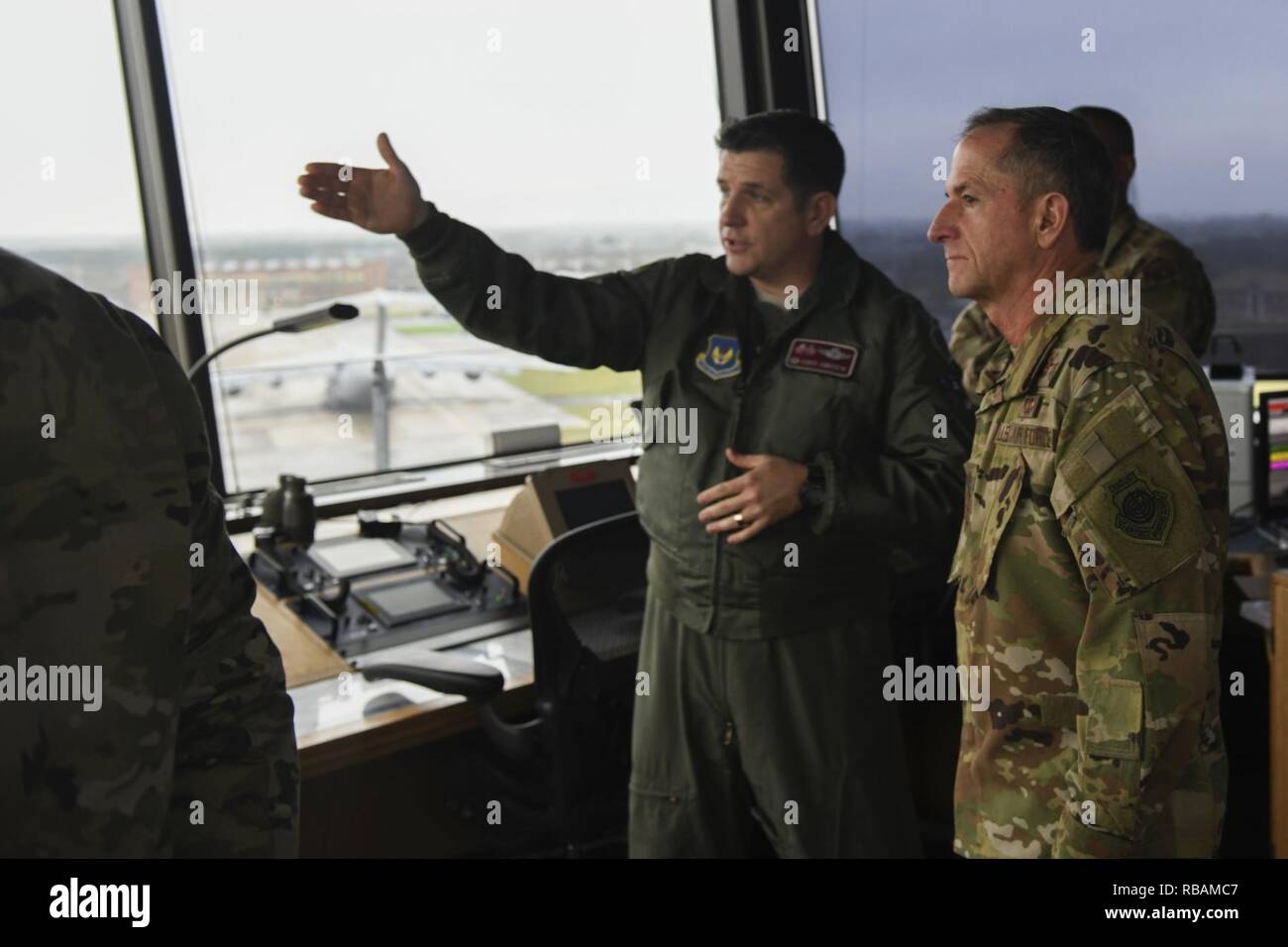 U.S. Air Force Col. Christopher Amrhein, 100th Air Refueling Wing ...