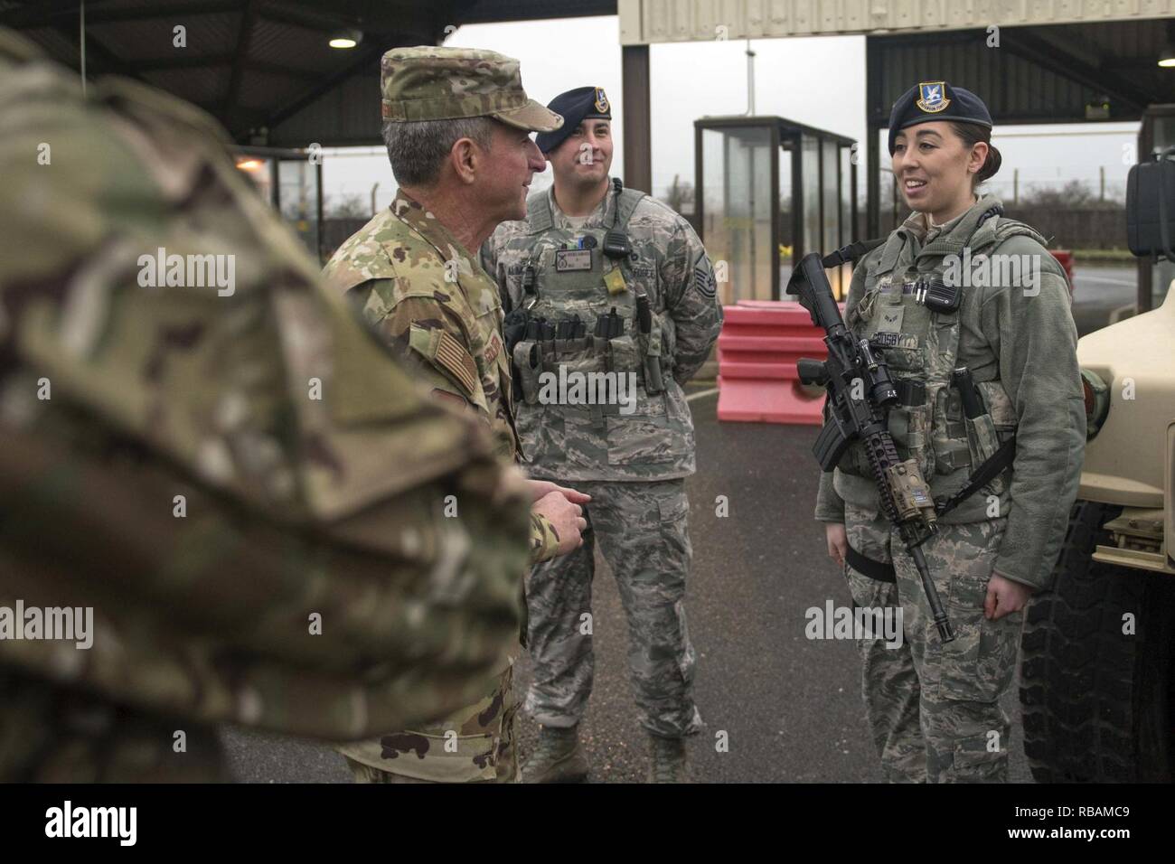 U.S. Air Force Airman 1st Class Meagan Crosby, 100th Force Support ...