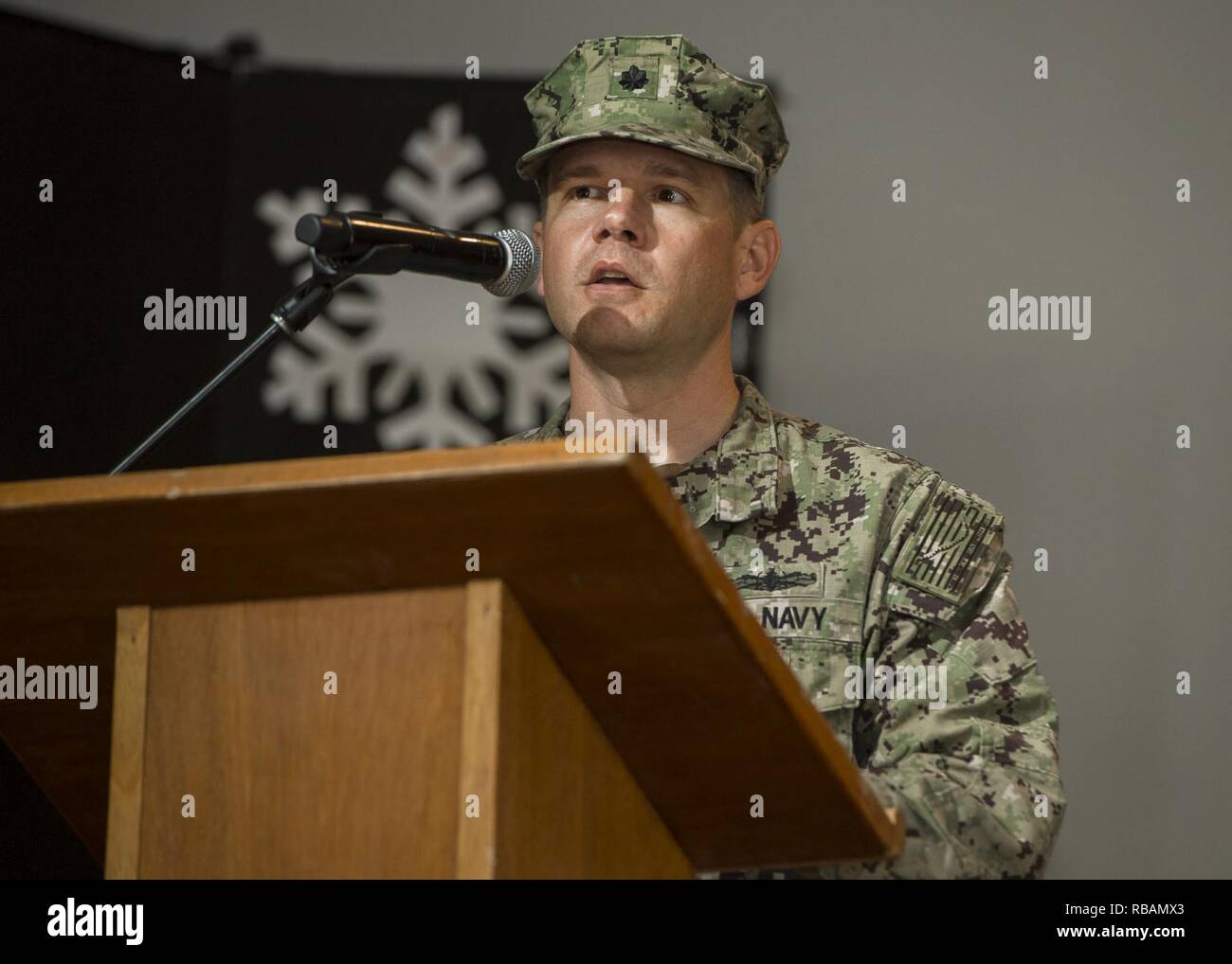 CAMP LEMONNIER, Djibouti - U.S. Navy Cdr. Andrew E. Anderson, commander ...