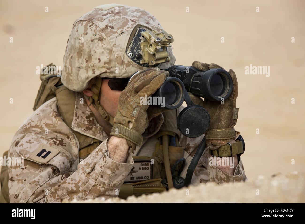 U.S. Marine Corps Capt. William Harding, a naval flight officer with ...