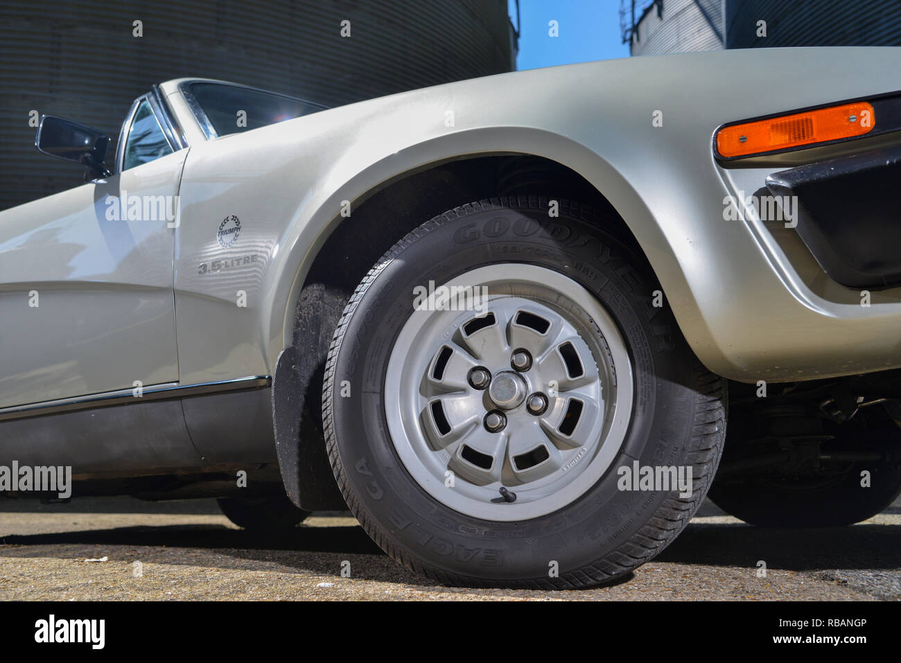 The first fuel injected Triumph TR8 sports car from 1980 Stock Photo ...