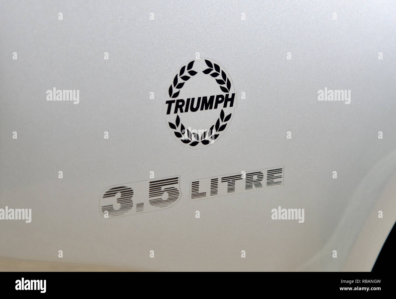 The first fuel injected Triumph TR8 sports car from 1980 Stock Photo ...