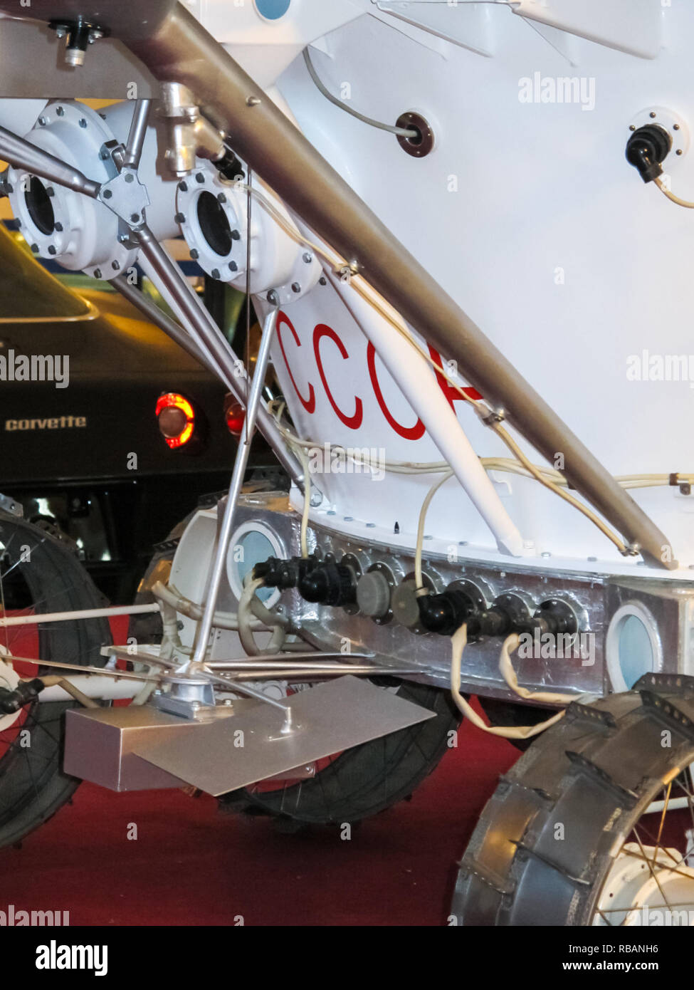 Museum of retro cars, St Petersburg, Russia - December 19, 2018 ...